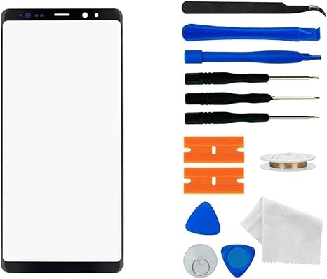 Amazon.com: Black - Original Replacement Screen Repair Front Outer Top ...