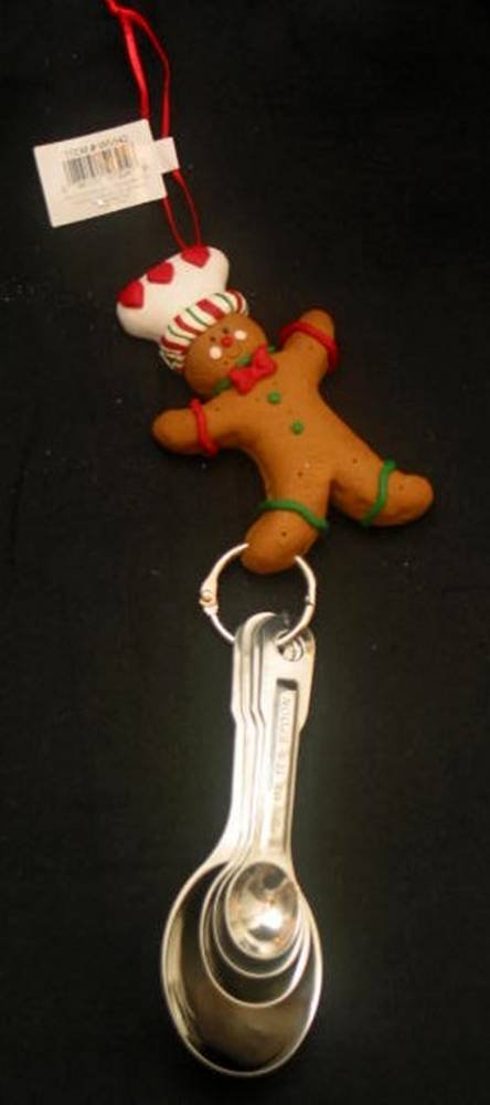 Kurt Adler Gingerbread Measureing Spoons top Measuring Tools & Scales ...