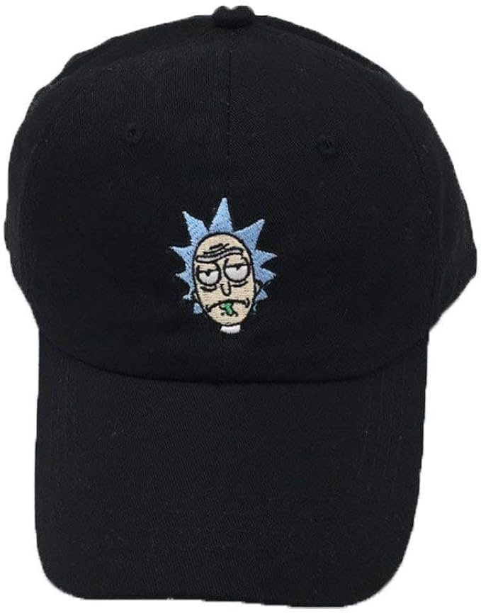 Rick Baseball Cap Cosplay Adult Hat Young Fashion Mens Embroidery Cap ...