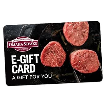 Amazon.com: Omaha Steaks E-Gift Card : Gift Cards