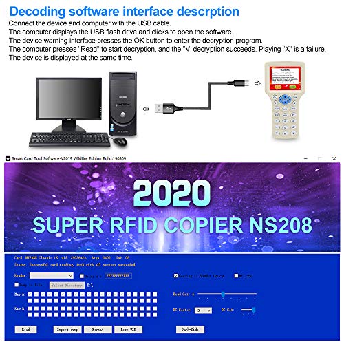 HFeng NFC Smart 10 English Frequency RFID Copier/Writer/Readers ...