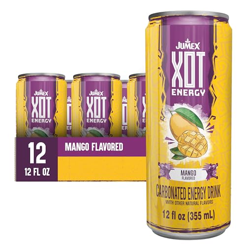 Jumex XOT Carbonated Energy Drink Mango Flavor 12 Fl oz (12-Pack) for ...