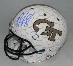 Amazon.com: Calvin Johnson Autographed Signed Gt Georgia Tech Jackets ...