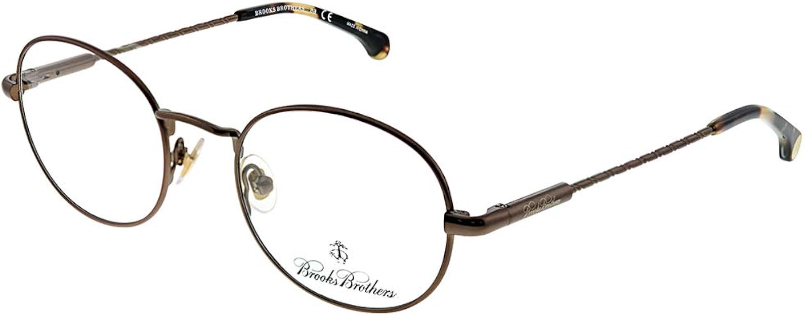Amazon.com: Brooks Brothers BB1018 Eyeglass Frames 1571-47 - Bronze ...