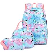 Amazon.com | School Backpacks for Teen Girls Rainbow Backpack School ...