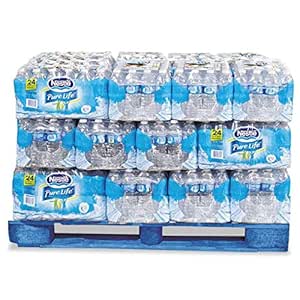 Nestle - Pure Life Purified Bottled Water, 1/2 Liter (16.9 Oz) - 39 ...