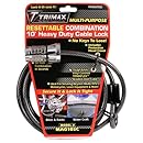 Amazon.com: Trimax MAG10SC 10ft Combination Cable Lock: Automotive