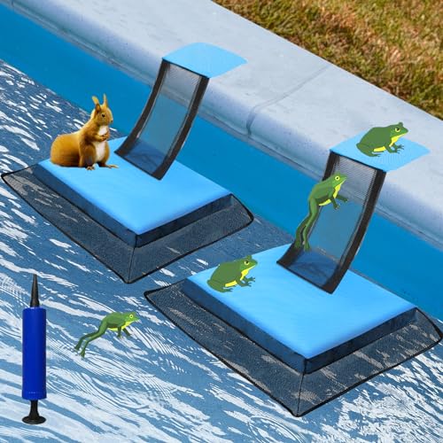 Omobolanle Pool Animal Saving Escape Ramp, Floating Frog Saver for ...