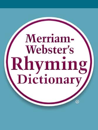 Merriam-Webster's Rhyming Dictionary - Kindle edition by Merriam ...