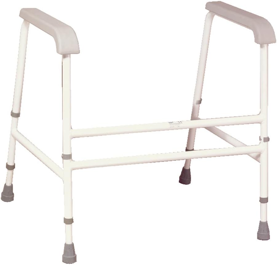 NRS Healthcare L70294 Nuvo Toilet Frame Free Standing and Height ...