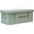 Amazon.com : Xbopetda Seed Saving Box, Metal Seed Bin, Seed Storage ...