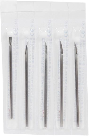 5 Sterilized Body Piercing Needles in 14 Gauge: Amazon.co.uk: Jewellery