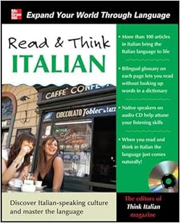 Amazon.com: Read and Think Italian with Audio CD (Read & Think ...
