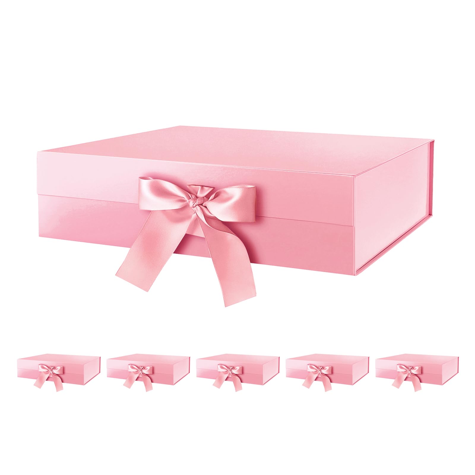 HAPPY POTATO 6 Large Gift Boxes for Presents with Lids 13.5x9x4.1 ...