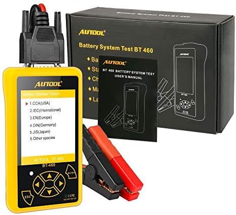 AUTOOL BT460 12V Cars 24V Heavy Duty Battery Tester Lead-acid AGM GEL ...