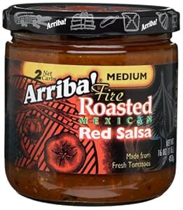 Amazon.com: Arriba! Fire Roasted Mexican Chipotle Salsa Medium 16-Ounce ...