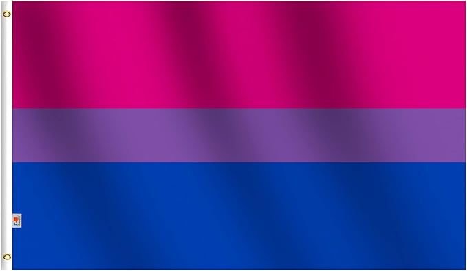 Bisexual Pride Flags 3x5Ft，Bi-Pride Flag Vivid Color and UV Fade ...