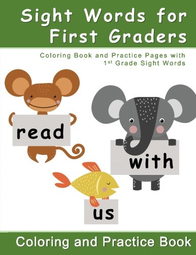 Buy Words For First Graders Coloring Book And Practice Pages With 1st 