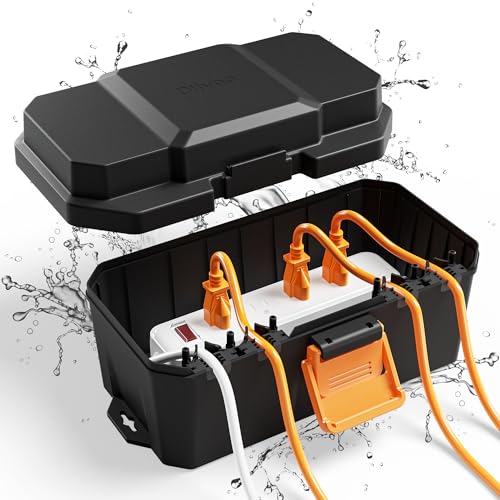 Diivoo Medium Outdoor Electrical Box Waterproof, IP54 Weatherproof ...