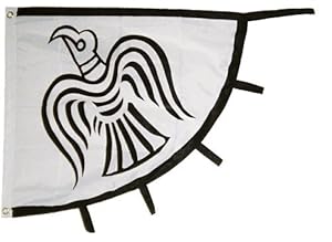 Viking Raven Banner (W/ Sewn in Rays) Flag: Amazon.co.uk: Kitchen & Home