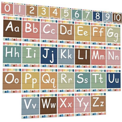 Mua Bulletin Board Letters - ABC Alphabet Poster Classroom Decor Set ...