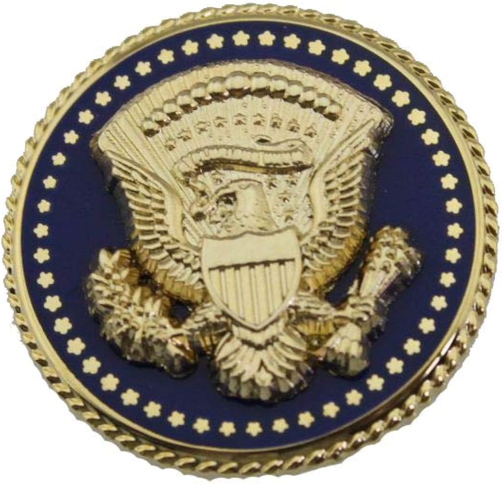 Amazon.com: hibadge US Presidential President Lapel Pin -repro: Clothing