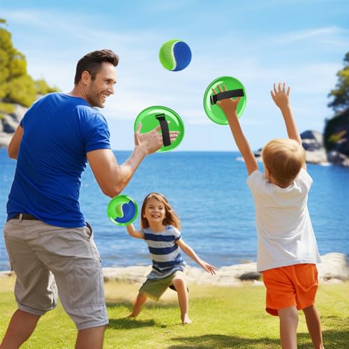EPPO Velcro Ball and Catch Game Popular Toss Paddle Catch Ball Game ...