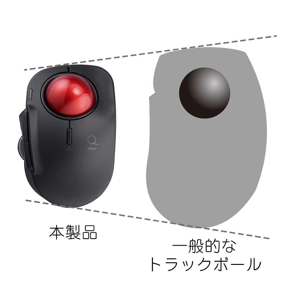 Mua Digio2 Mini Wireless 5 Button Laser Trackball Mouse Index Finger ...