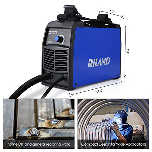 RILAND MIG Welder, MIG Welding Machine, Automatic Wire Feed Welder, Flux Cored Welding Machine ...