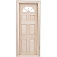 Amazon.com: SPYMINNPOO Dollhouse Door, 1:12 Dollhouse Wooden Miniature ...
