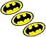 2 x Batman Logo Superhero Comic Book Vinyl Waterproof Adhesive Sticker ...