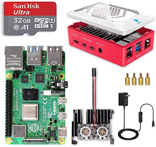 LABISTS Raspberry Pi 4 8GB RAM Starter Kit with 32GB Micro SD Card (8GB ...