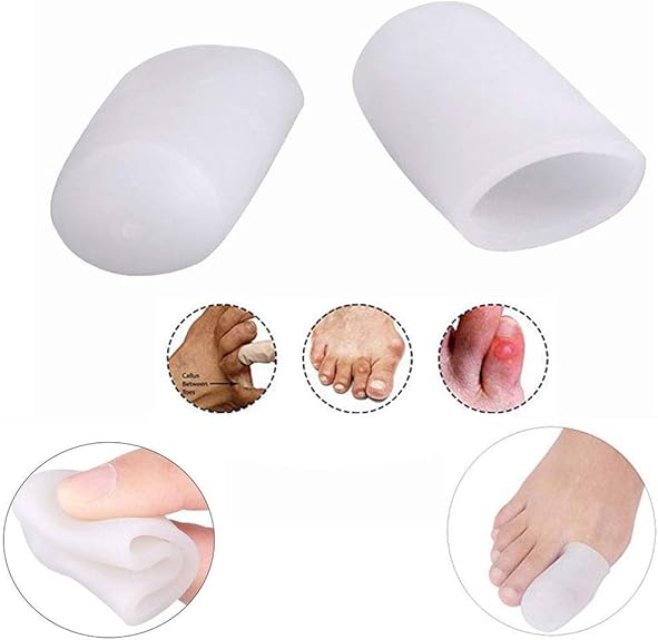 Gel Toe Caps for Small Toe By Pedimend - Best Gel Toe Caps Comfortable ...