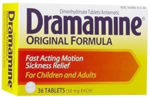 Amazon.com: Dramamine 50mg Tablets-36 ct: Health & Personal Care