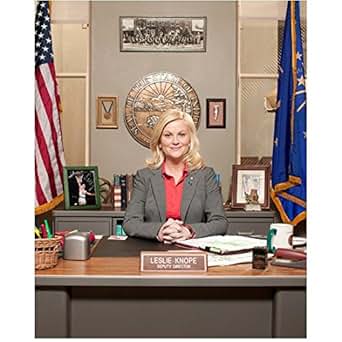 Parks and Recreation Amy Poehler as Leslie Knope, Deputy Director ...