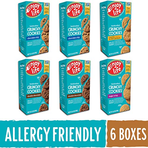 Enjoy Life Foods Crunchy Cookies Variety Pack, Nut, Soy, Dairy & Gluten ...
