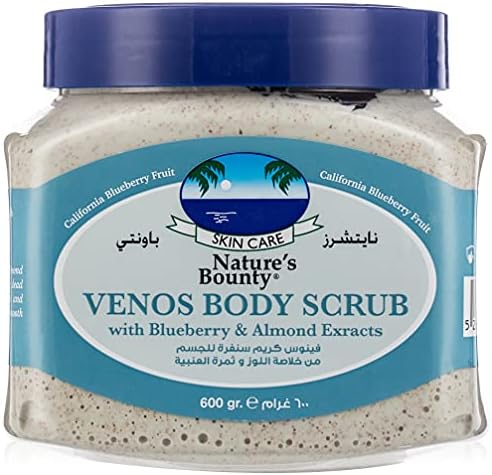 Nature's Bounty Blueberry & Almond Venos Face & Body Scrub, 600 ml ...