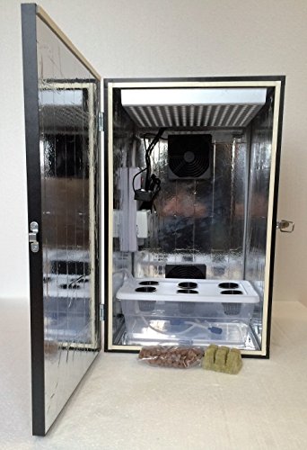 24″ Stealth LED Grow Box With Hydroponic System | thcscout.com