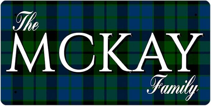 McMug The Mckay Family (Mckay Modern Tartan) - Metal Sign: Amazon.co.uk ...