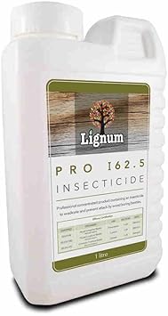 Insecticide 1L Concentrate - Woodworm Killer Timber Treatment: Amazon ...