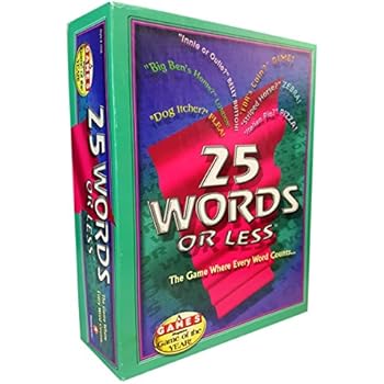 Amazon.com: Winning Moves Games 25 Words or Less: People, Places ...