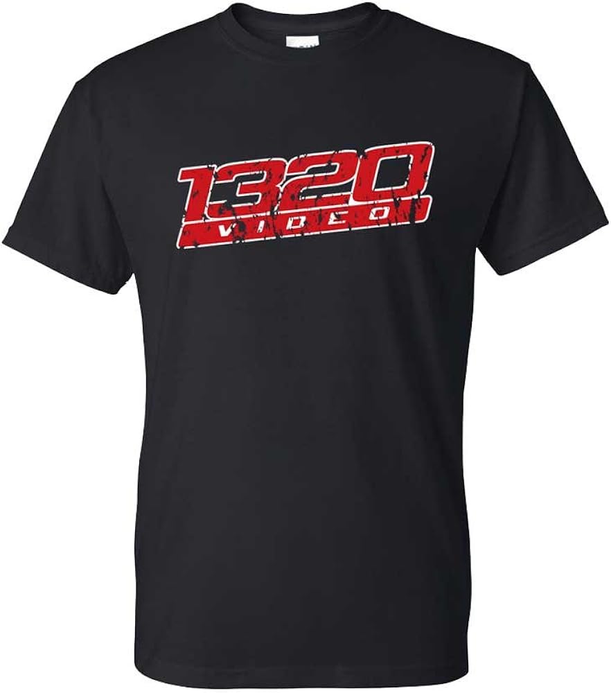 1320Video Red Logo T-Shirt (Large) | Amazon.com