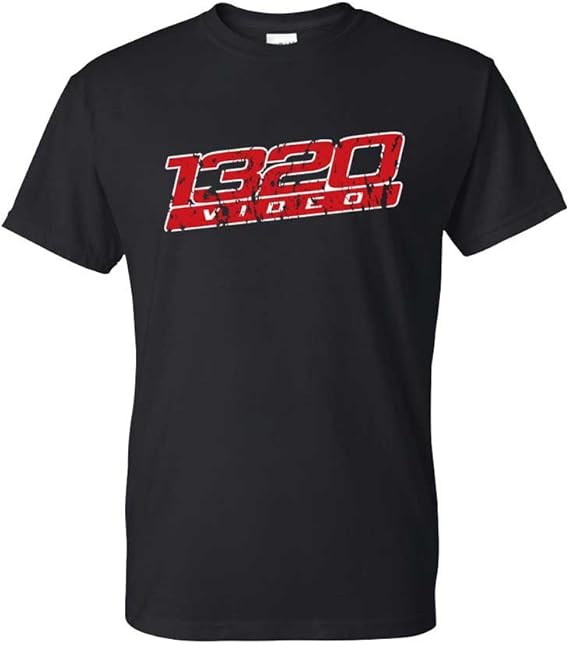 1320Video Red Logo T-Shirt (Large) | Amazon.com