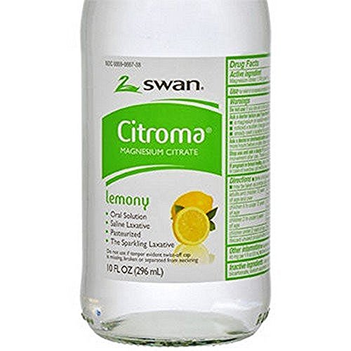 6 Swan Citroma Magnesium Citrate Lemony Sparkling Laxative Swan