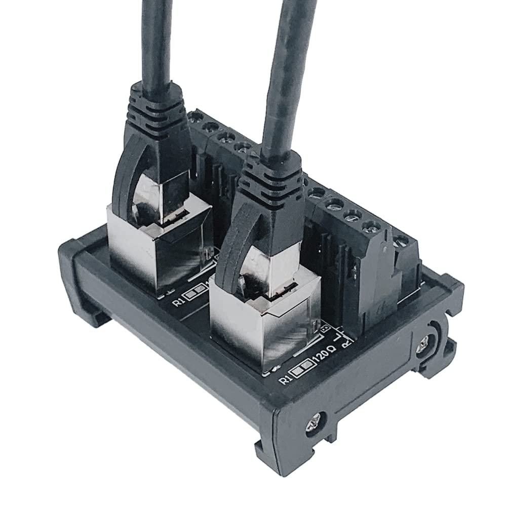 Mua RJ45 8P8C DIN Rail Mount Ethernet Connector Distribution Breakout ...