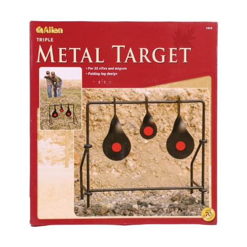 Allen Metallic Triple Spinner Target for Air Guns, .22 Rifles & Pistols ...