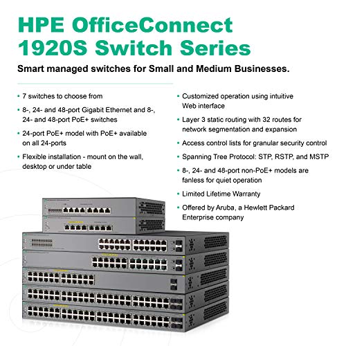 HP JL385A E 1920S 24G 2SFP PoE+ 370W Switch on Galleon Philippines