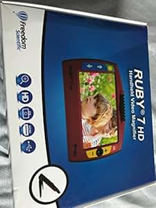 Amazon.com: Freedom Scientific Ruby Handheld Magnifier 1st generation ...