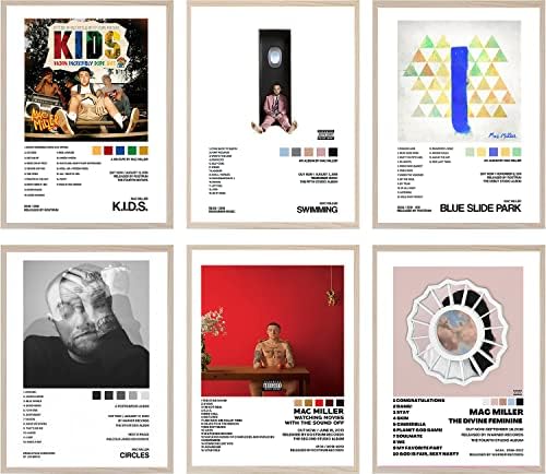Withnotag Mac Miller Album Cover Posters Set 8x10 inch Music Posters 6 ...