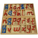 Amazon.com: Montessori Small D'Nealian Moveable Alphabet: Toys & Games